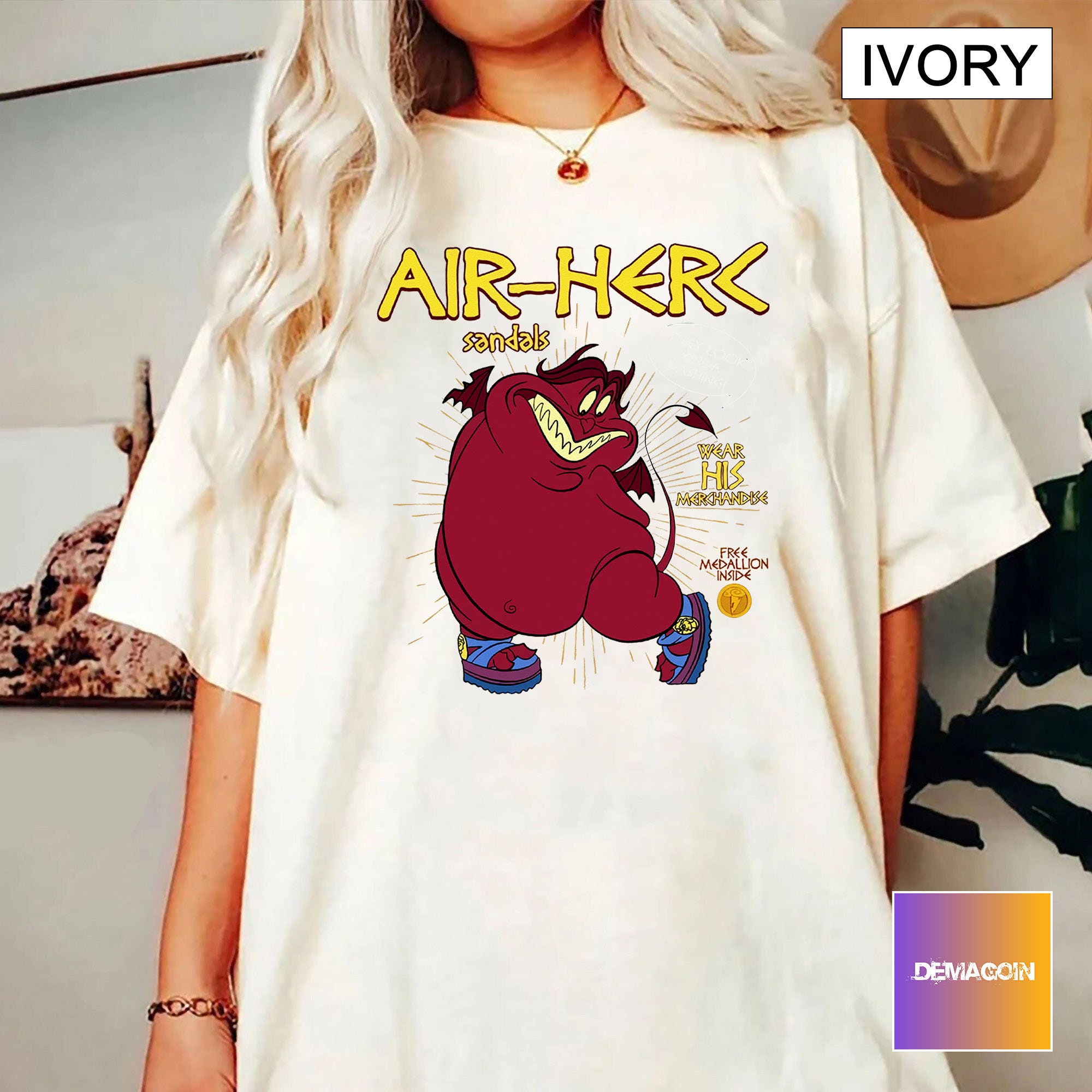 Air-herc Sandals, Wear His Merchandise, Free Medallion Inside, Hercules ...