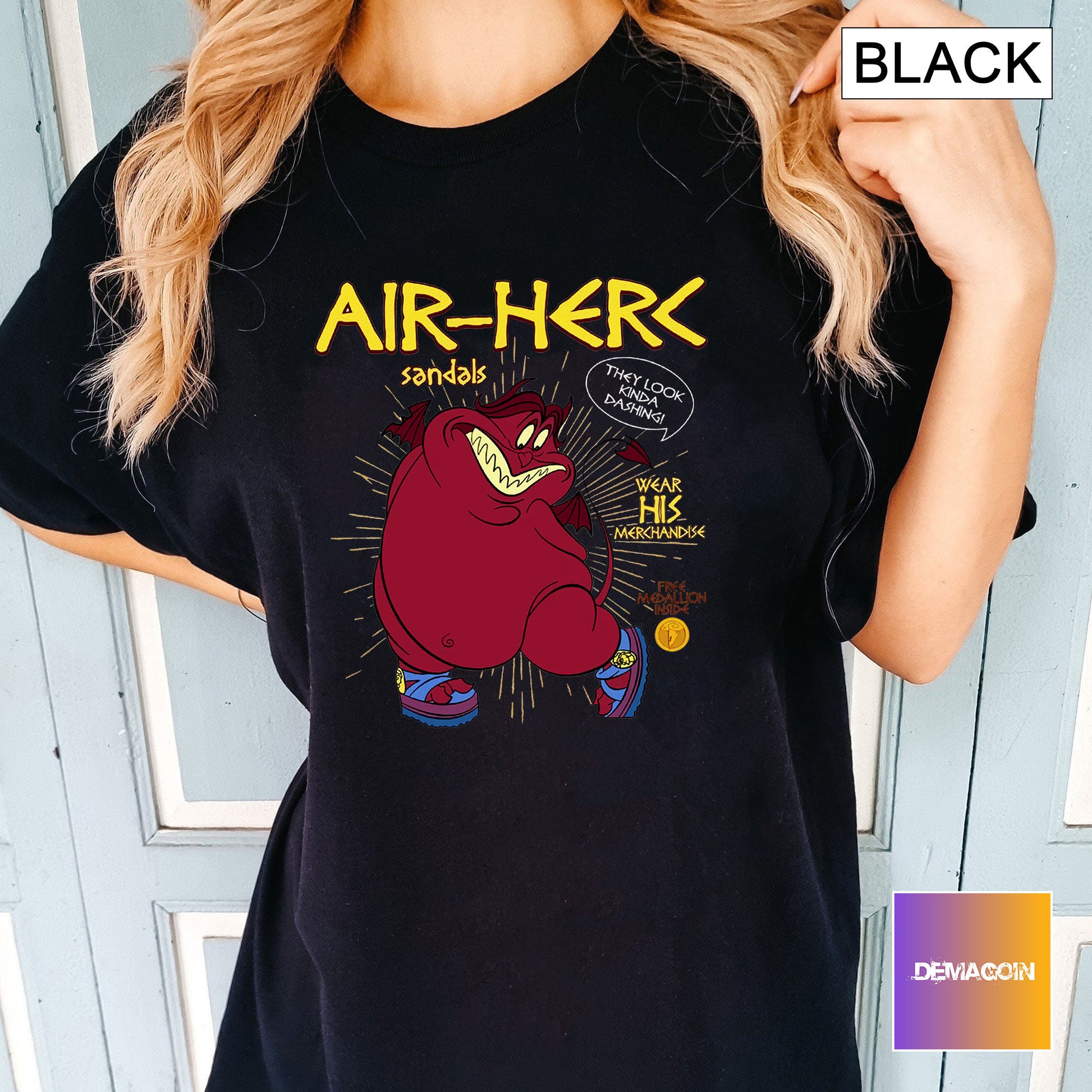 Air-herc Sandals, Wear His Merchandise, Free Medallion Inside, Hercules ...