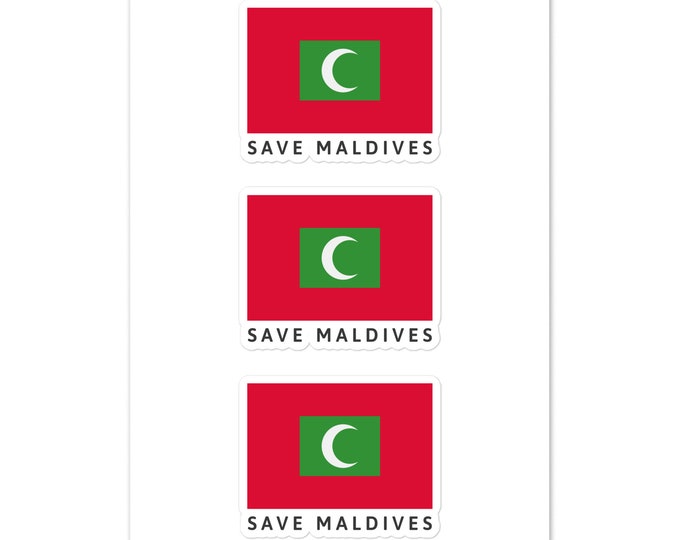 Maldives Sticker, French Polynesia, Vinyl Sticker, Bubble-free, Travel ...