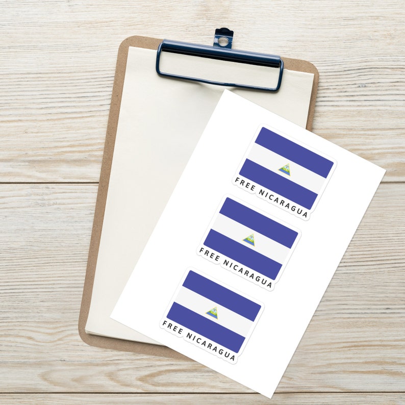Free Nicaragua Sticker Pack, Support Nicaragua Sticker - Etsy