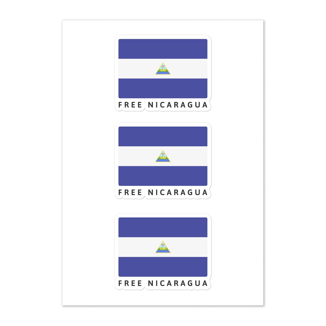 Free Nicaragua Sticker Pack, Support Nicaragua Sticker - Etsy