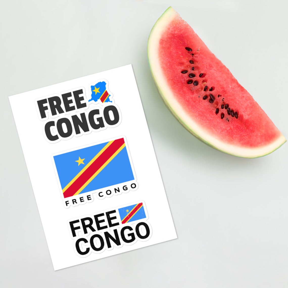 Free Congo Sticker Pack, Congo Flag Support, Save Congo, Congolese ...