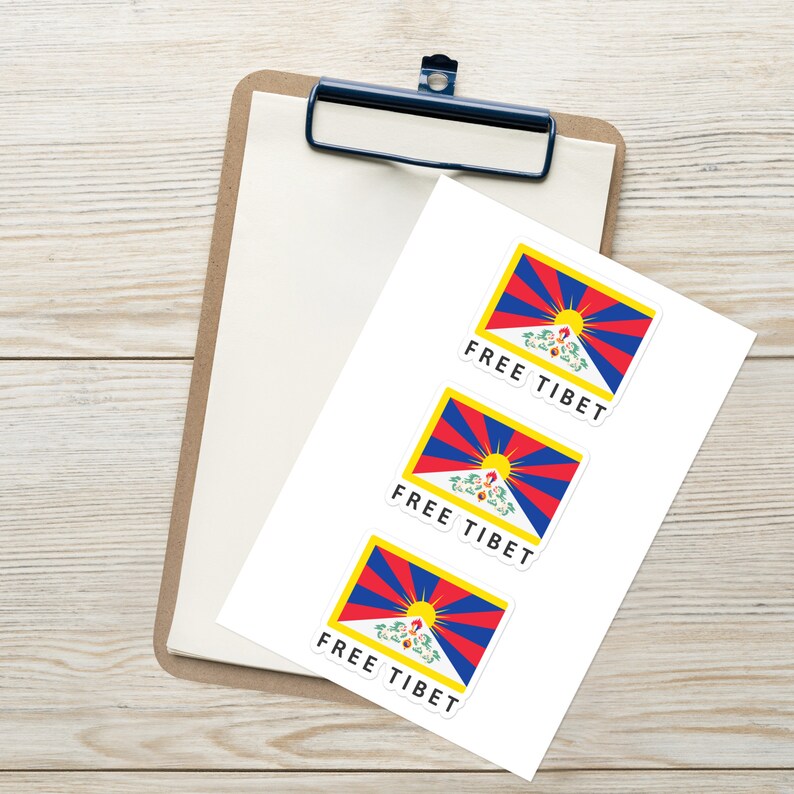 Free Tibet Sticker Pack - Etsy