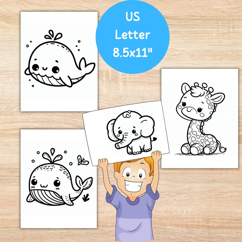 52 Easy Coloring Pages for Kids, Toddlers, Preschoolers Toddlers ...