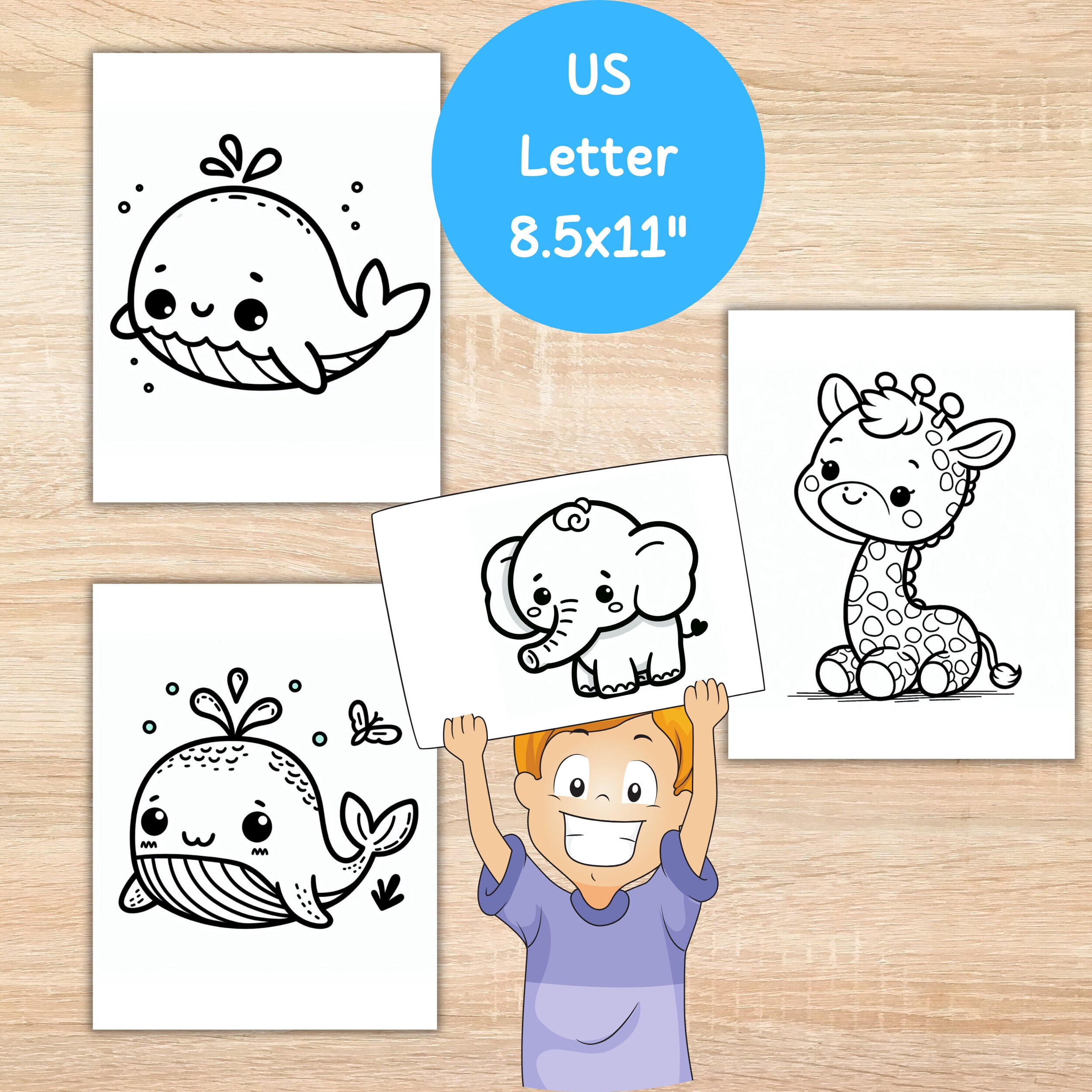 52 Easy Coloring Pages for Kids, Toddlers, Preschoolers Toddlers ...