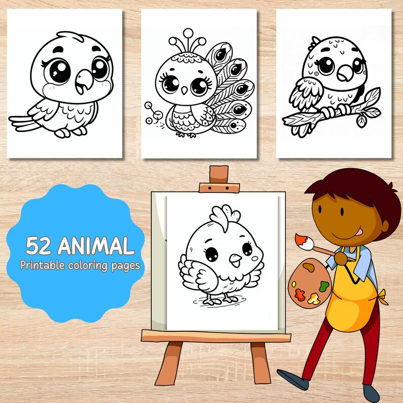 52 Easy Coloring Pages for Kids, Toddlers, Preschoolers Toddlers ...