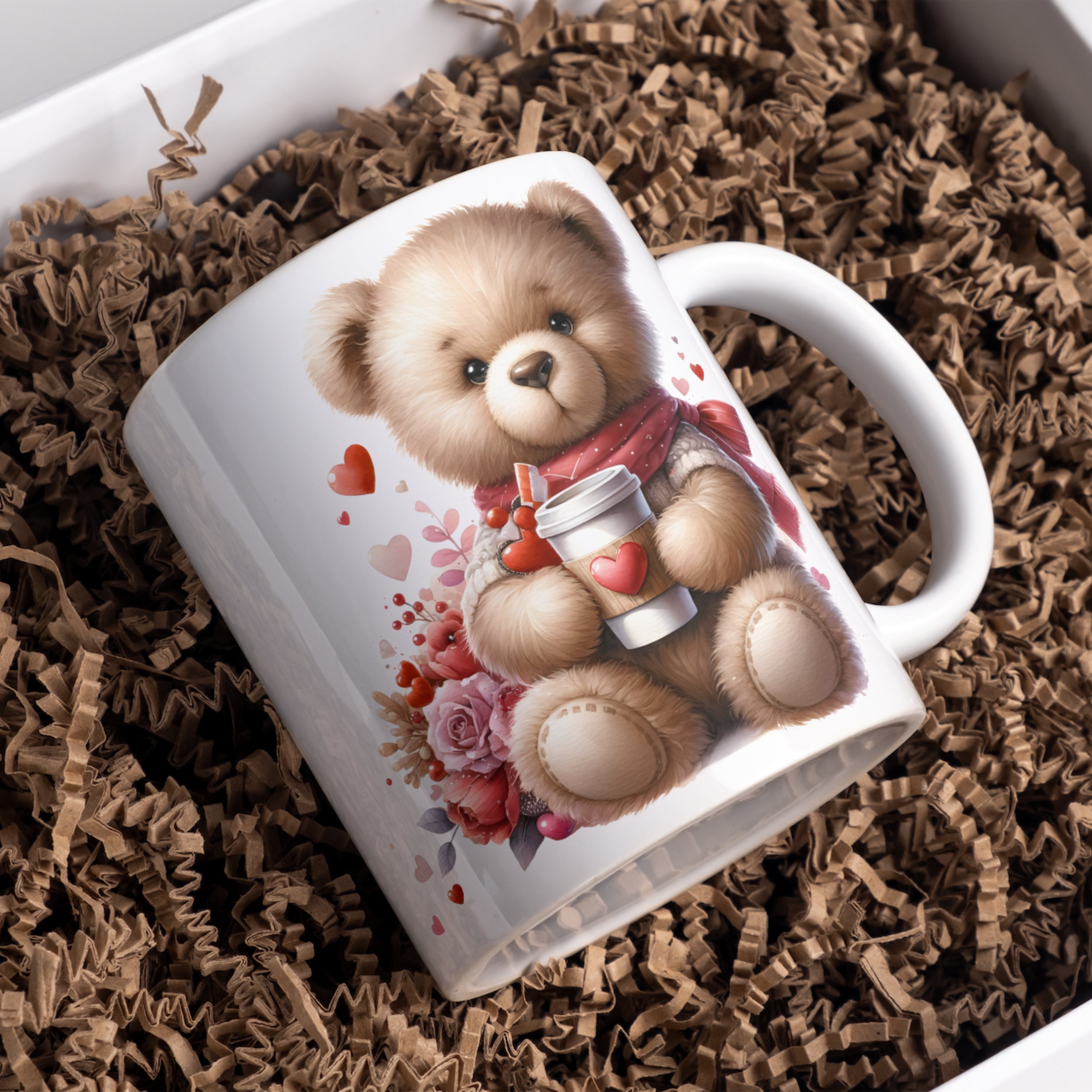 219 Png Valentine Clipart Bundle, Watercolor Valentines Day, Cute Labrador, Teddy Bear, Newborn ...