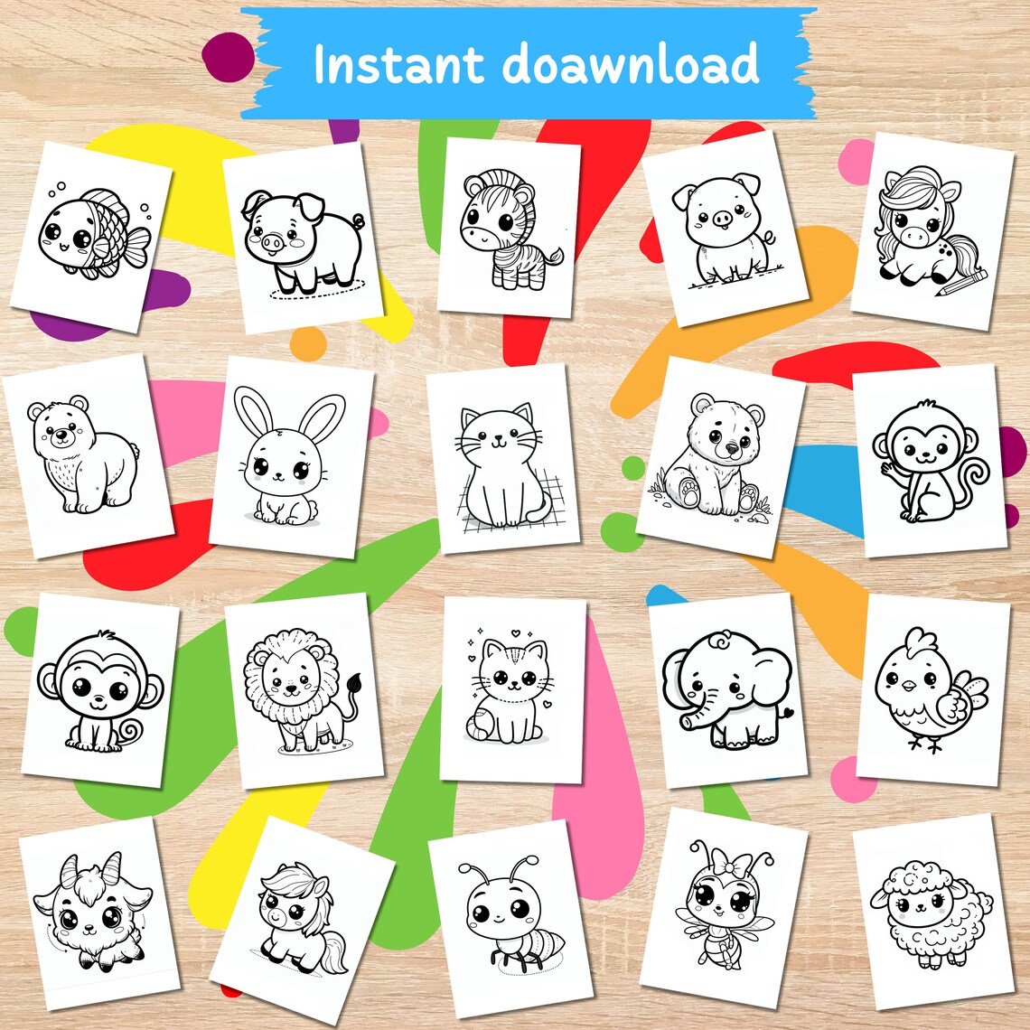 52 Easy Coloring Pages for Kids, Toddlers, Preschoolers Toddlers ...