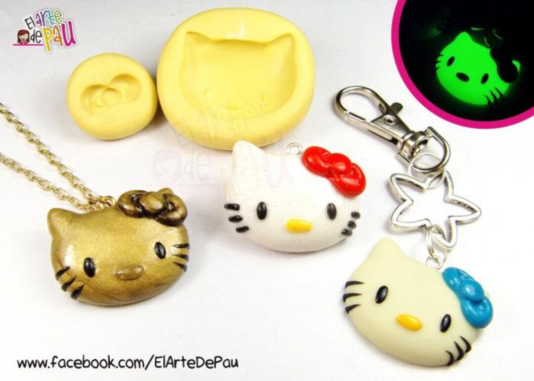 Hello Kitty Mold includes Bow Mold - Etsy
