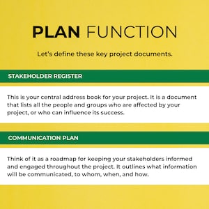 Communication Plan Template: Project & Stakeholder Management (excel ...