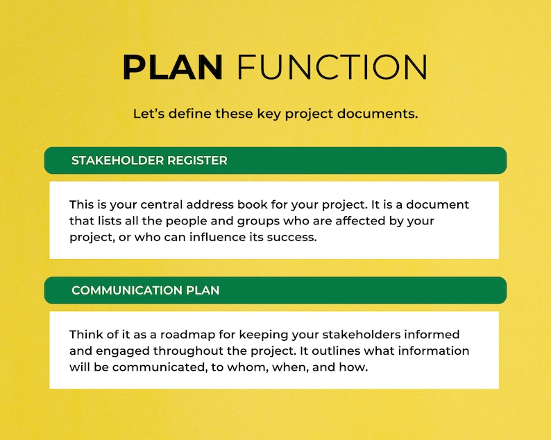Communication Plan Template: Project & Stakeholder Management (excel ...