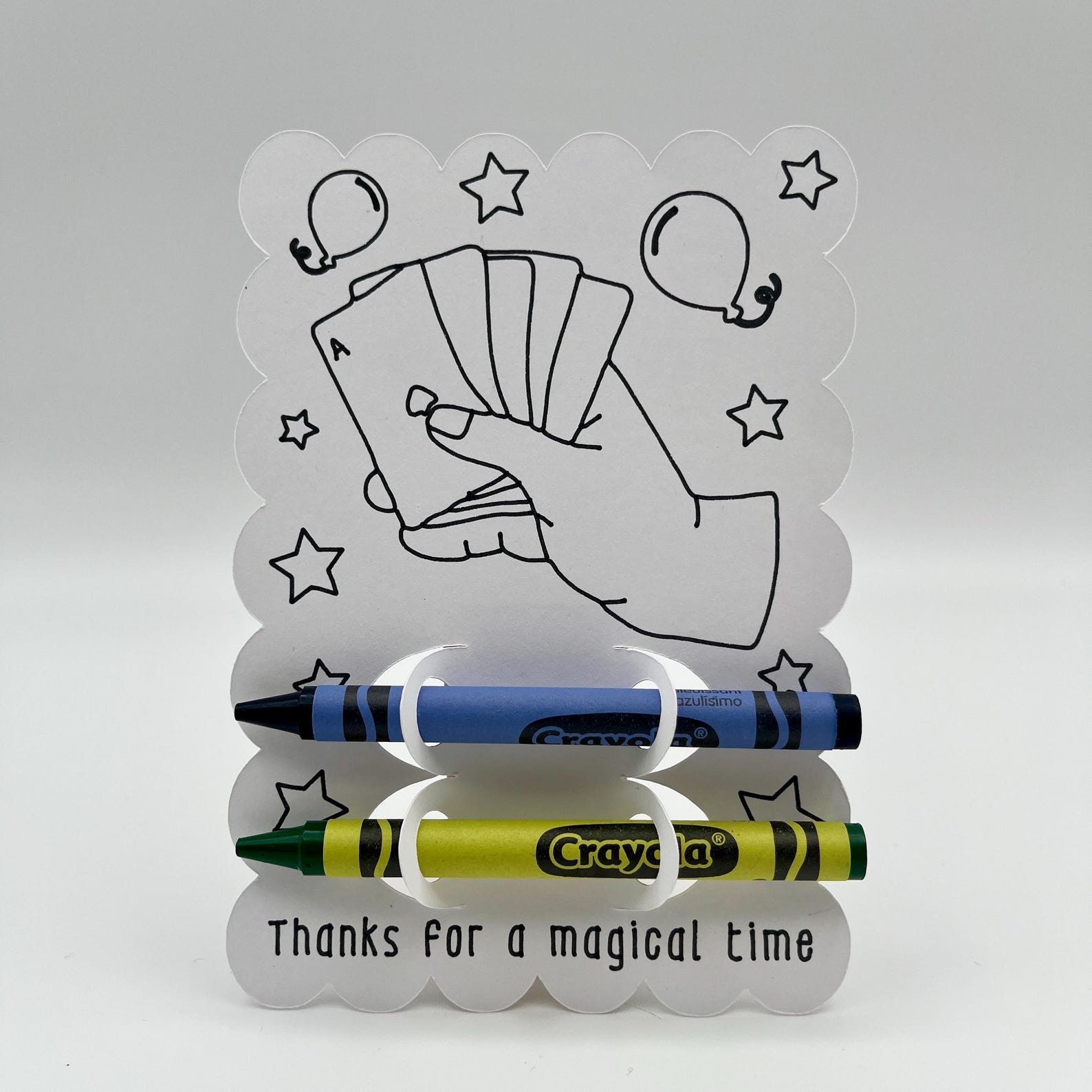 Magic Show Party Favor: Kids Birthday Goodie Bags With Crayons - Etsy