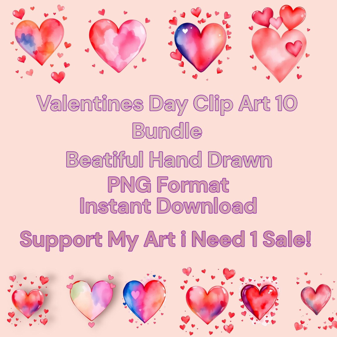 Valentines Clip Art, Png Format, Good for Valentines Cards, Shirts ...