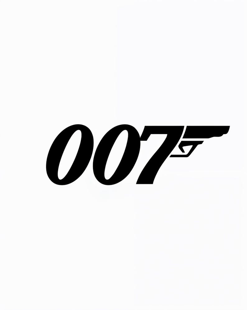 James Bond 007 SVG - Spy Symbol Cut File, Commercial Use, Instant ...