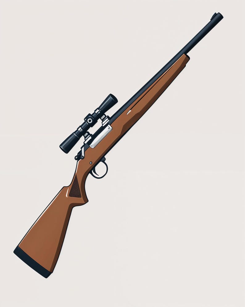 Hunting Rifle PNG, Hunting Rifle SVG, Digital Download, Deer Hunting ...