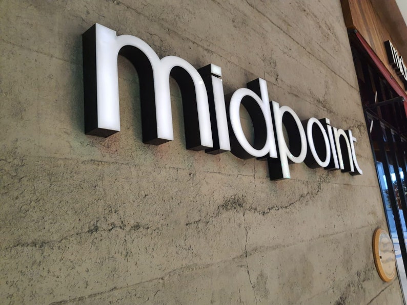 Office 3D Led, 3D Laser Cut Sign, 3D Logo Wall Sign, Custom 3d Logo, 3D ...