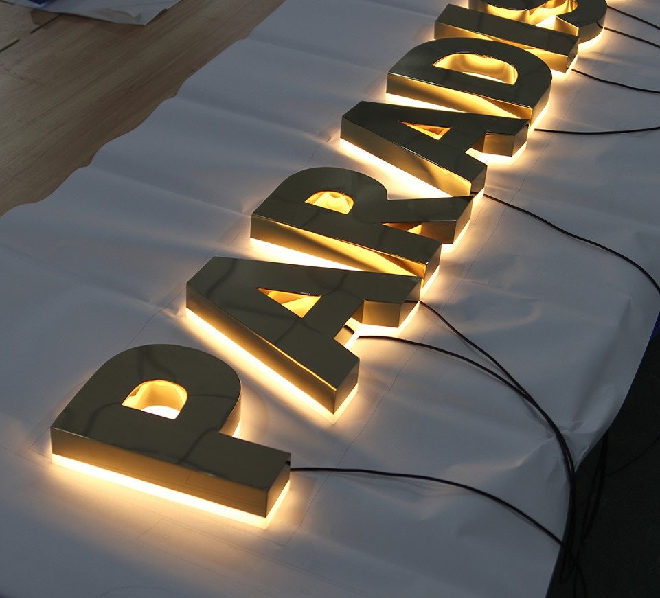 3D Custom Sign, Custom 3D Sign, 3D Illuminated Aign, 3D Sign Logo, 3D ...