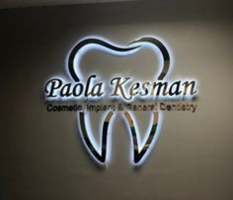 Tooth Sign, Teeth Art, Dr. Teeth, Backlit Sign Custom, Logo Office Sign ...