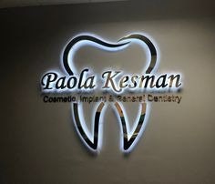 Tooth Sign, Teeth Art, Dr. Teeth, Backlit Sign Custom, Logo Office Sign ...