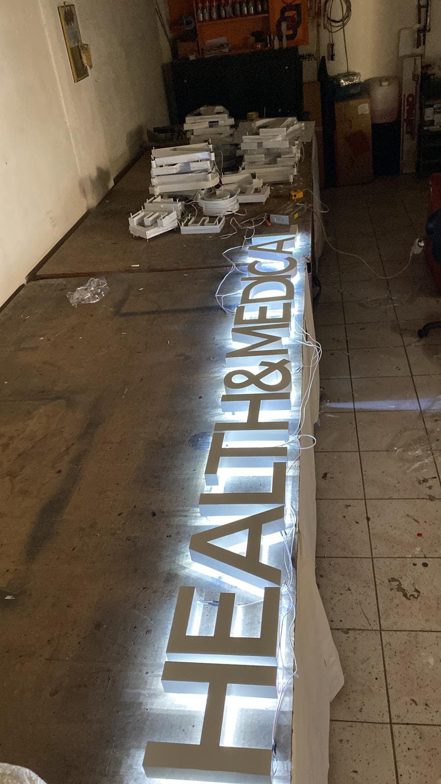 Outdoor Light Sign, Make a Sign, Wall Decor Sign, Real Estate Sign ...