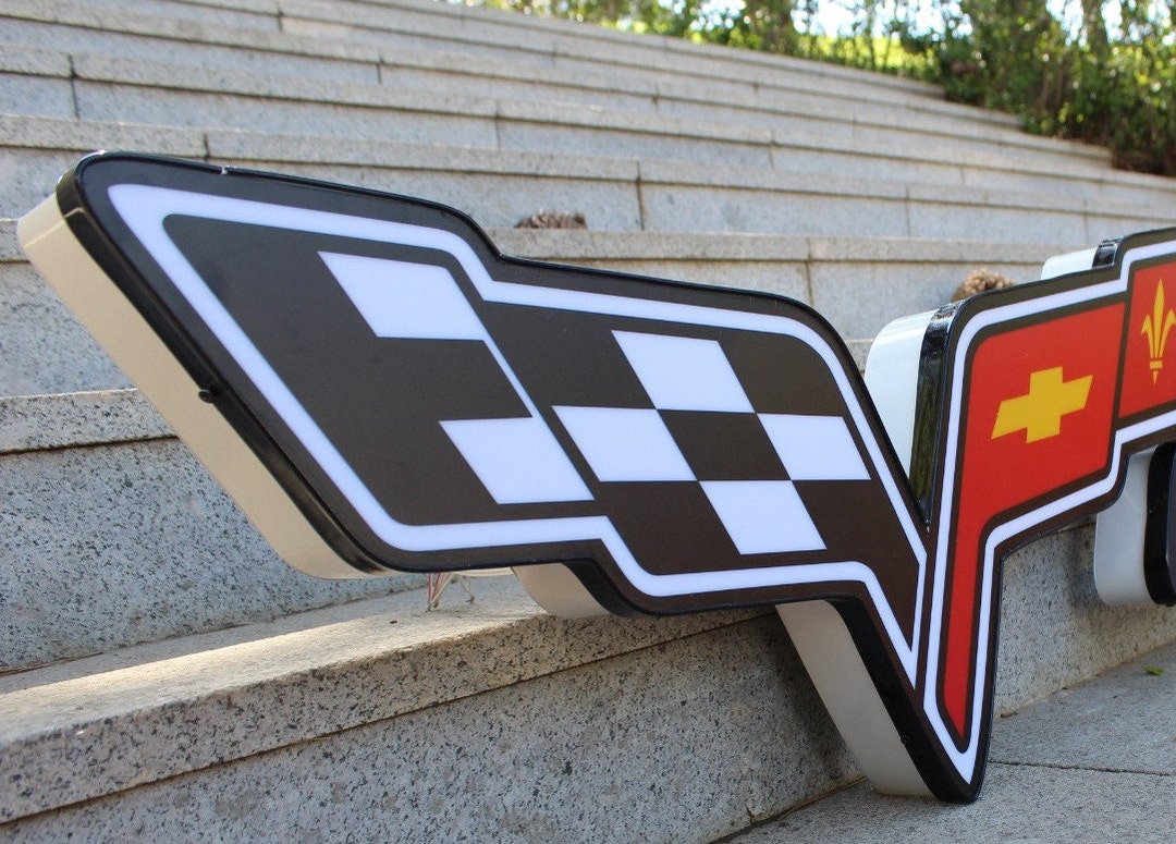 Corvette Art, Chevrolet Corvette, Corvette Signs, Corvette Wall Art ...