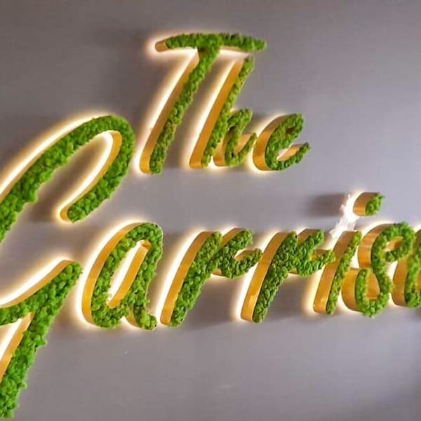 Moss Sign - Etsy