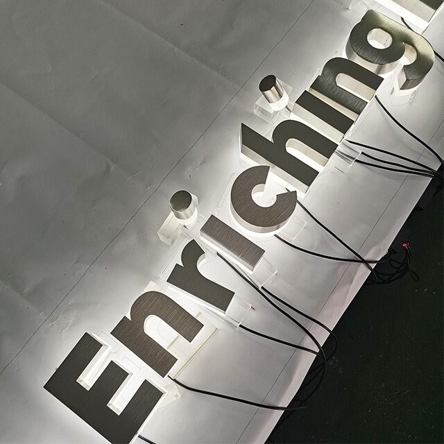 Metal Letters Logo, Custom Metal Letters, Metal Lettering, 3D Metal ...