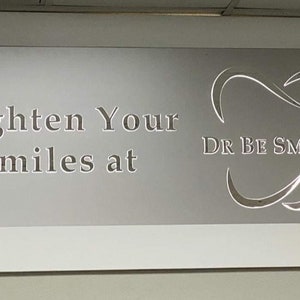 Tooth Sign, Teeth Art, Dr. Teeth, Backlit Sign Custom, Logo Office Sign ...