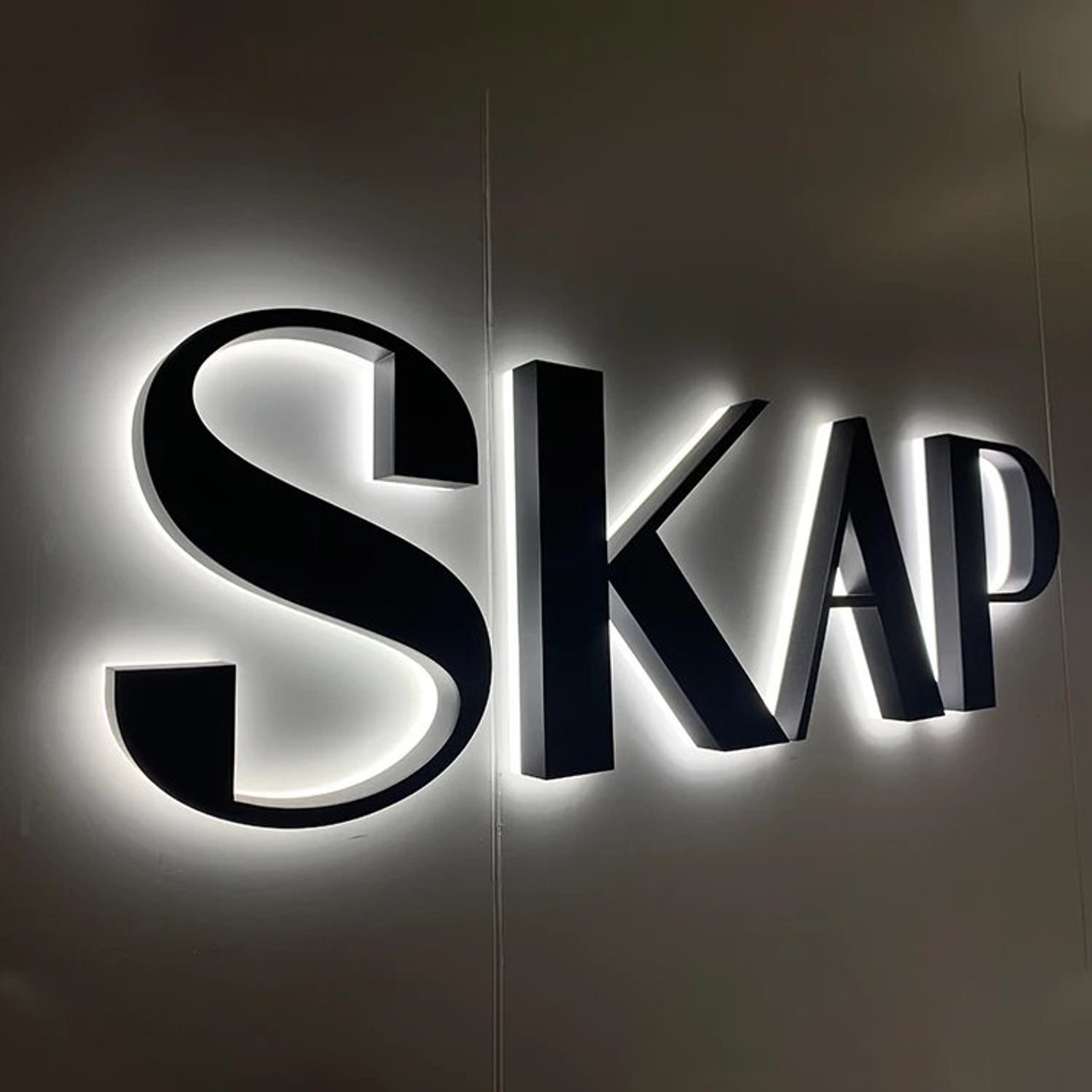 Metal Signage, Brushed Metal Logo, 3d Metal Sign, Metal Sign Custom ...