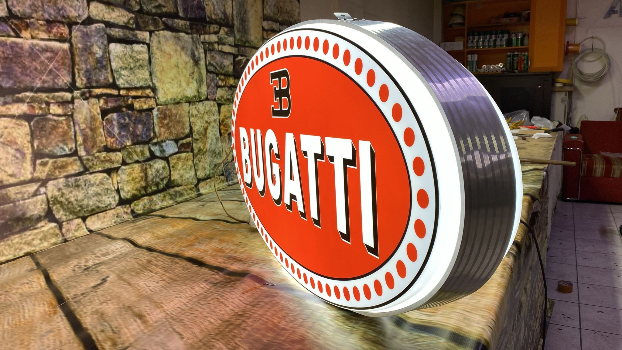 Bugatti, Bugatti Wall Art, Bugatti Chiron, Bugatti Sign, Bugatti Garage ...