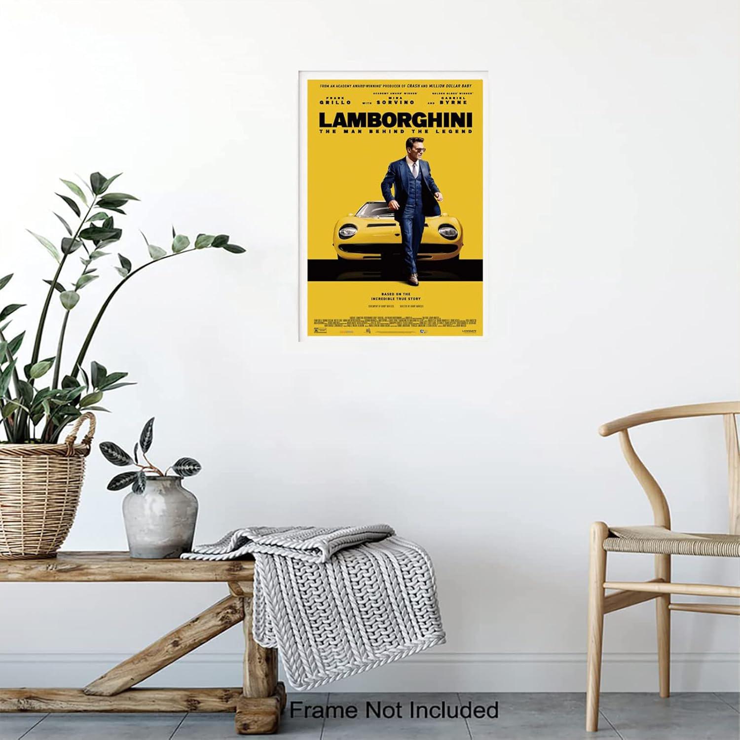 Lamborghini Posters, Lamborghini Sign, Lambo Wall Art, Lamborghini ...