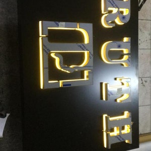 Metal Letters Logo, Custom Metal Letters, Metal Lettering, 3D Metal ...