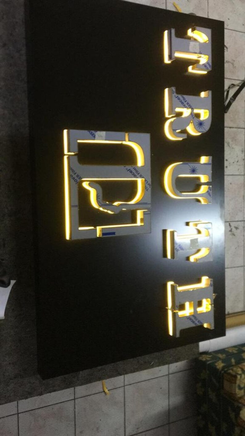 Metal Letters Logo, Custom Metal Letters, Metal Lettering, 3D Metal ...