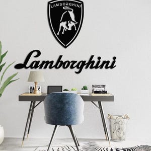 Lamborghini Sign, Lamborghini Decor, Lamborghini, Lamborghini Wall Art ...