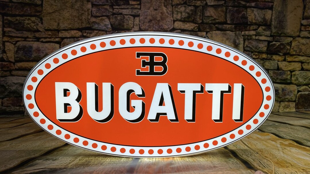 Bugatti, Bugatti Wall Art, Bugatti Chiron, Bugatti Sign, Bugatti Garage ...
