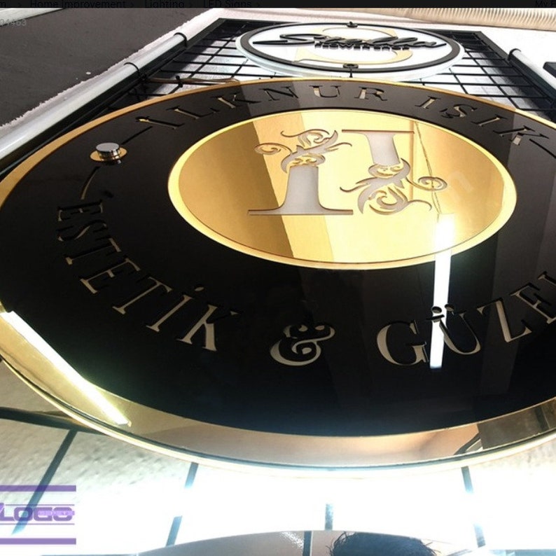 Beauty Salon Sign, Beauty Room Decor, Wall Art Eyebrows, Nail Bar Sign ...