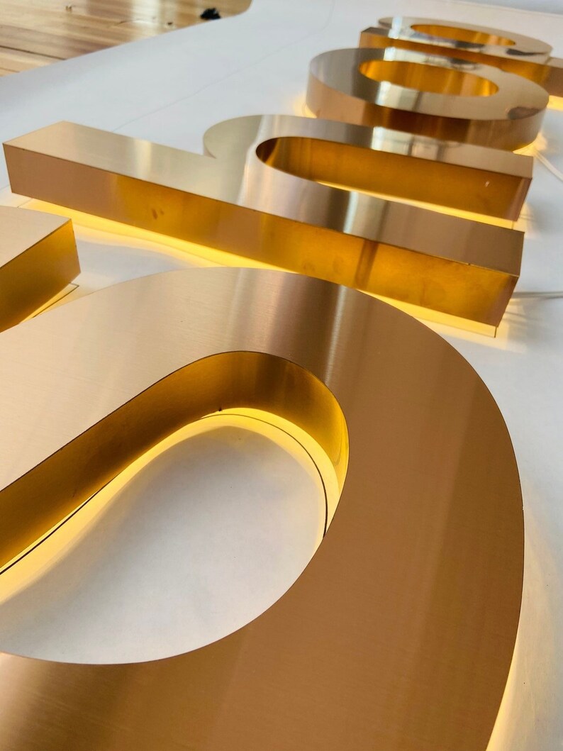 3D Letters, Lighted Letters, Gold Letters, Large Letters, Light Letters ...