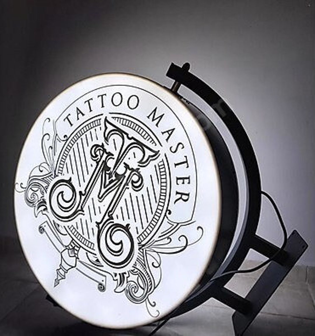 Rotating Sign, Barber Sign, Double Sided Sign, Round, Rotating Sign ...