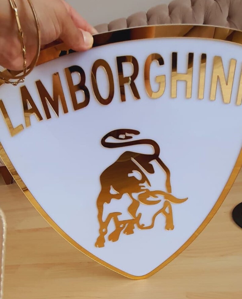 Lamborghini Sign, Lambo Wall Art, Lamborghini Posters, Lamborghini ...