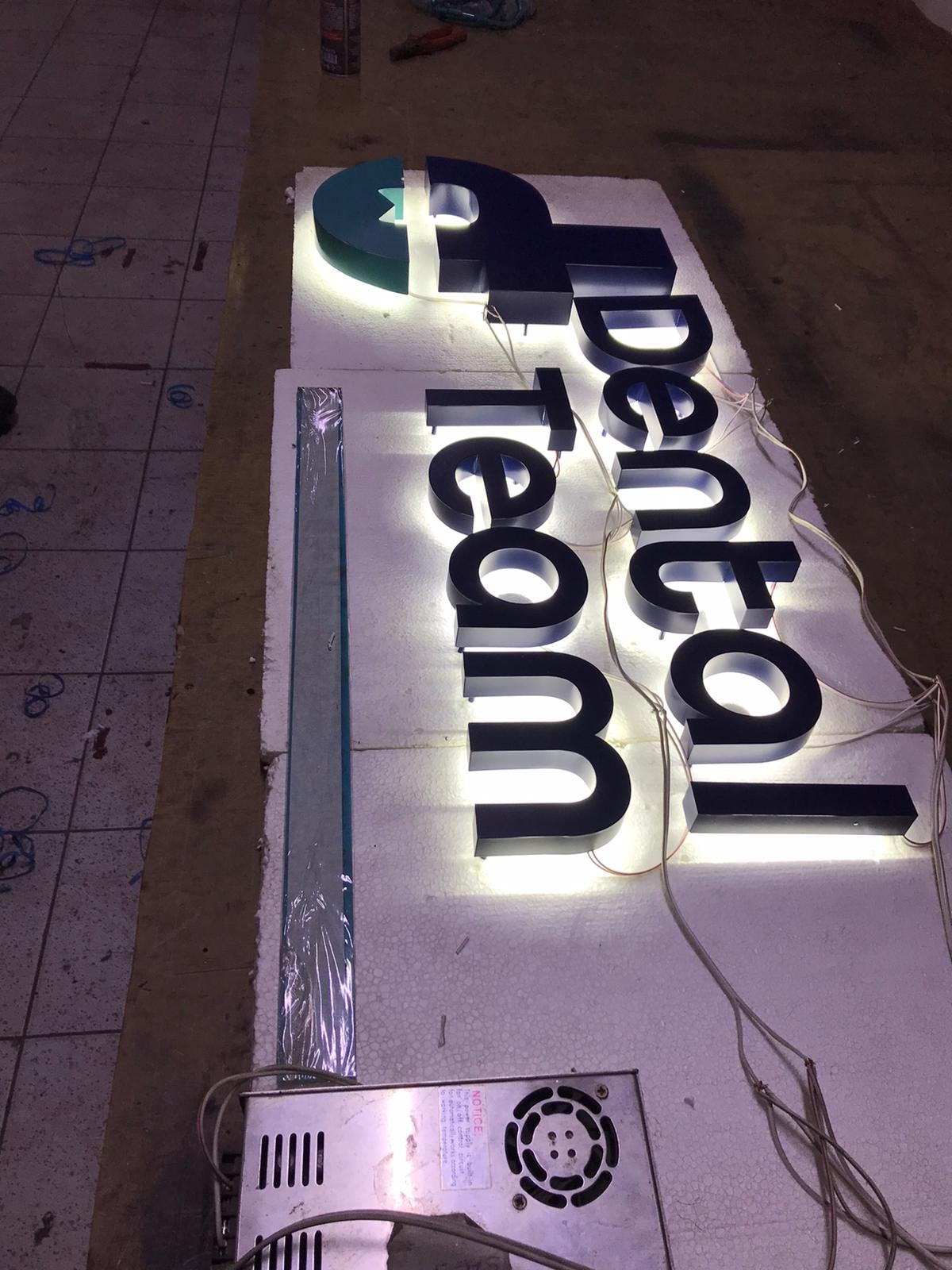 Tooth Sign, Teeth Art, Dr. Teeth, Backlit Sign Custom, Logo Office Sign ...