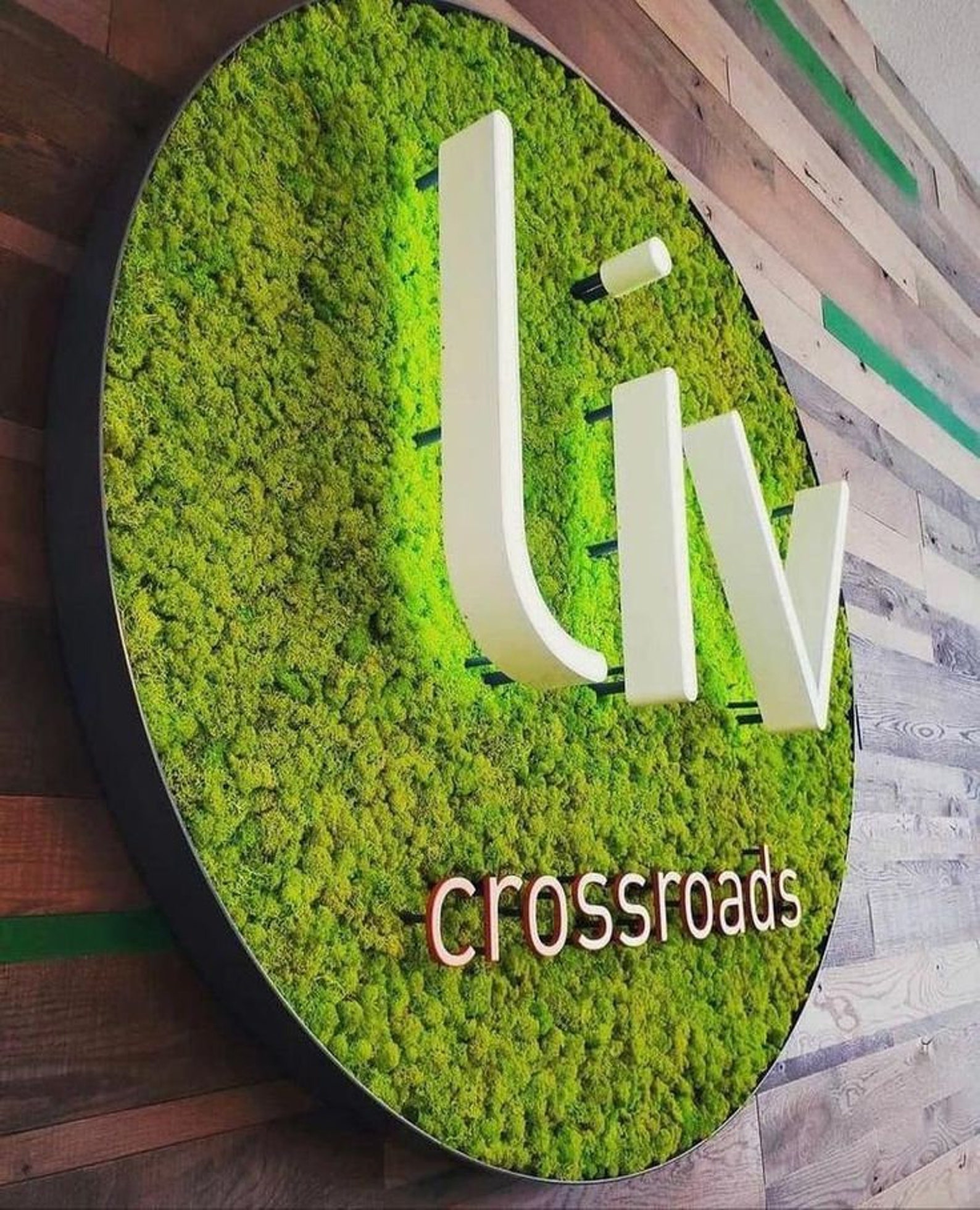 Moss Lettering, Moss Wall Art, Moss Wall, Moss Office, Moss Signs, Moss ...