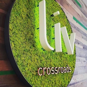 Moss Lettering, Moss Wall Art, Moss Wall, Moss Office, Moss Signs, Moss ...