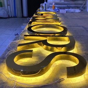 3D Custom Sign, Custom 3D Sign, 3D Illuminated Aign, 3D Sign Logo, 3D ...