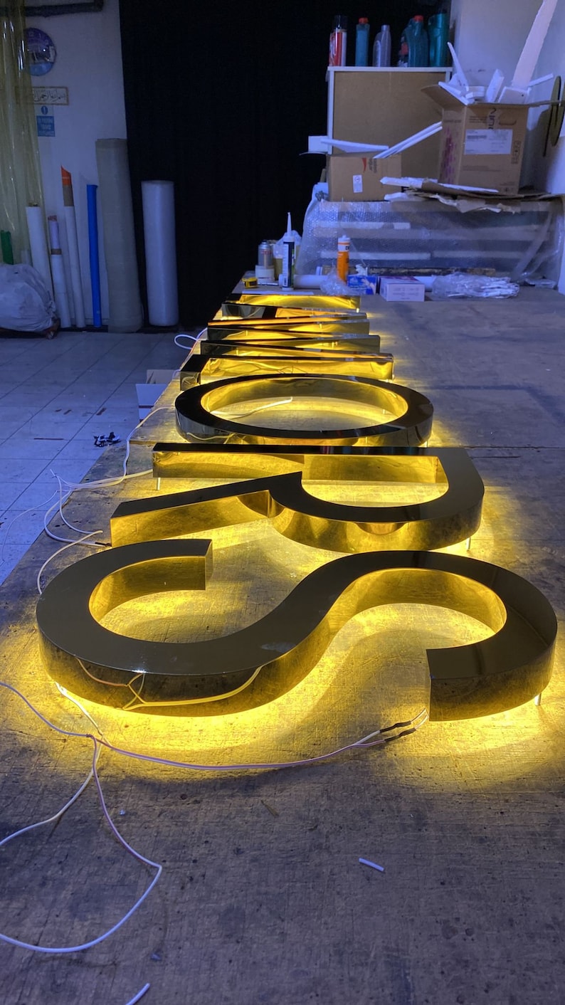 3D Custom Sign, Custom 3D Sign, 3D Illuminated Aign, 3D Sign Logo, 3D ...