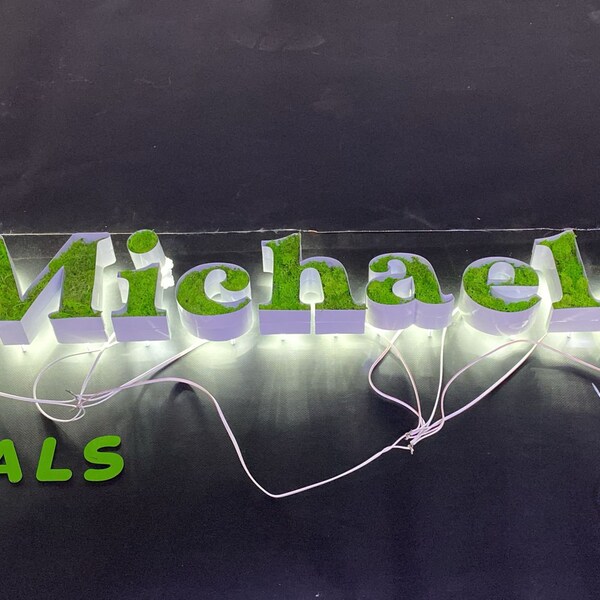 Moss Sign - Etsy