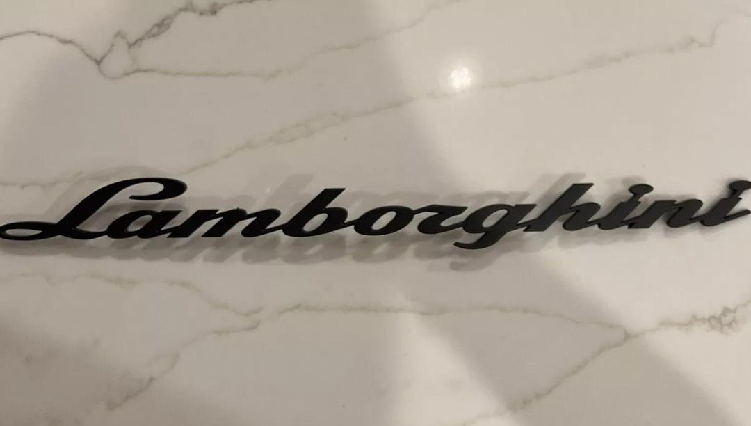 Lamborghini Sign, Lamborghini Decor, Lamborghini, Lamborghini Wall Art ...