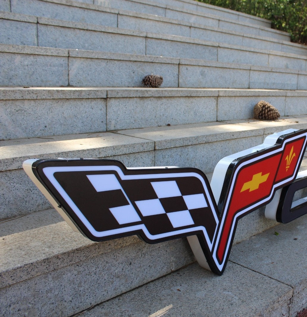 Corvette Art, Chevrolet Corvette, Corvette Signs, Corvette Wall Art ...