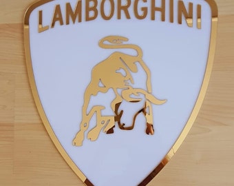 Lamborghini Posters, Lamborghini Sign, Lambo Wall Art, Lamborghini ...