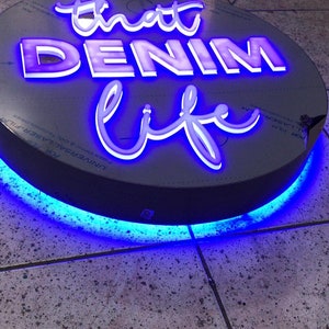 Outdoor Round Sign, Round Acrylic Sign, Light Box Sign Board, Double ...