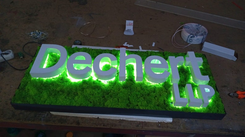 Moss Sign, Moss Covered Letters, Moss Art Letters, Logo Moss Wall ...